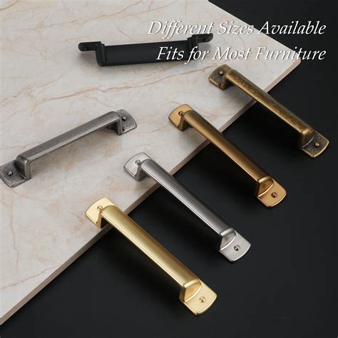 Antique Brass Cabinet Handles 3inch Hole Center Drawer