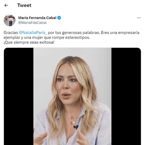 Natalia París Y María Fernanda Cabal Se Funden En Elogios Tras Entrevista De La Modelo Con Eva