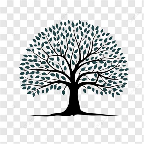 Simple Tree Silhouette Clip Art 161 500 Tree Silhouette Stock