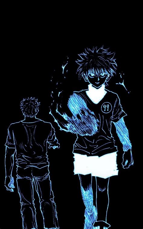 Killua Inverted Neon Blue