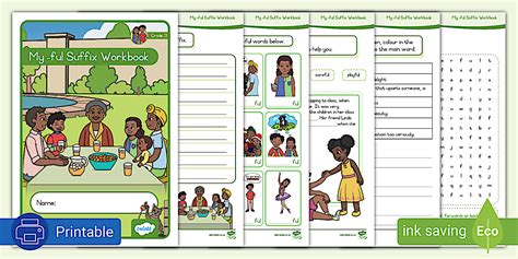 Grade 3 Phonics Ful Suffix Workbook