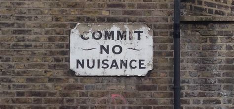 Whats The Meaning Of “commit No Nuisance” Stuff About London