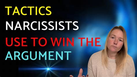 7 Tactics Narcissists Use To Win The Argument - YouTube