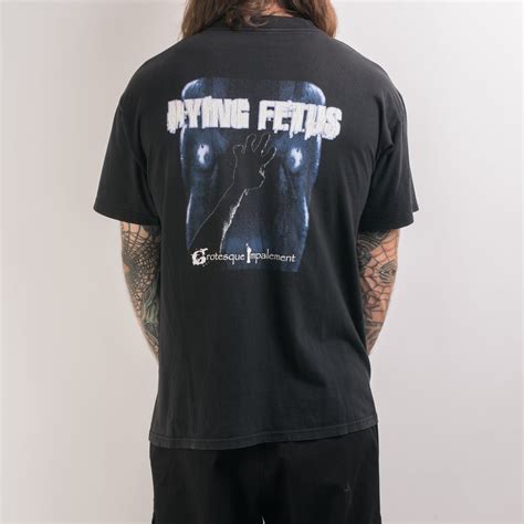 Vintage Dying Fetus Grotesque Impalement T Shirt Mills Vintage Usa