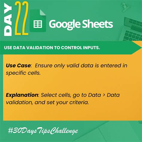 Shyam Kumar On Linkedin 𝐓𝐢𝐩 Use Data Validation To Control Inputs