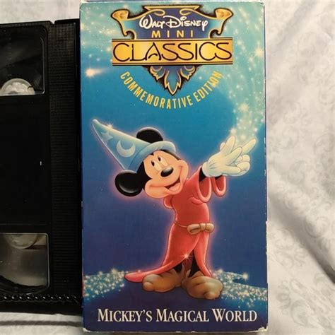 Walt Disney Mini Classics Mickeys Magical World Vhs 1991 £484