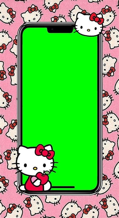 Plantilla De Hello Kitty Playa Para Colorear Celular Hello Kitty
