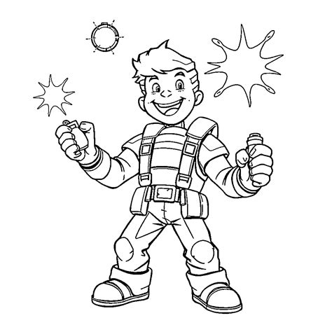 Best Vault Boy Coloring Pages Free Printable Pdf