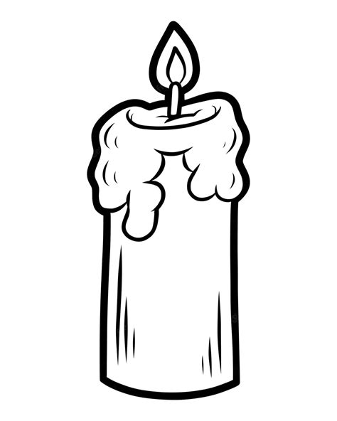 양초 색칠 공부 Kr에서 무료 색칠 공부