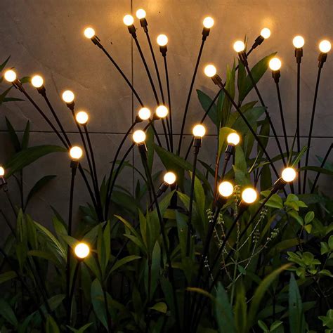 Warm Solar Firefly Lights Magical Outdoor Ambiance Lights