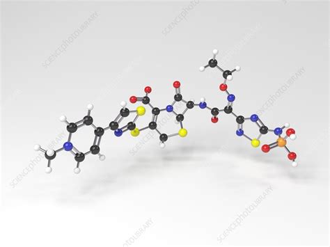 Ceftaroline Antibiotic Molecule Stock Image C028 4952 Science Photo Library