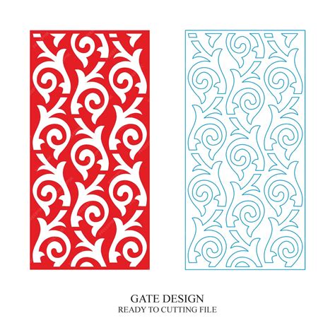 Premium Vector Gate Design Pattern Laser Gate Design Cnc Creative Premium Vector Gate Design Pattern Laser Gate Design Cnc Creative