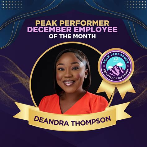 Congratulations To Deandra Thompson Bba Cloud Carib Limiteds Peak