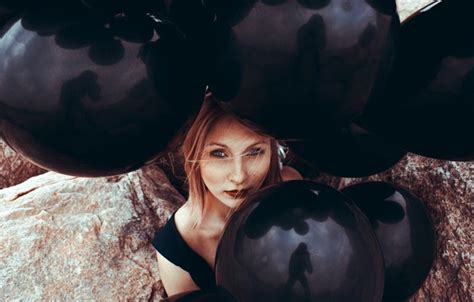 Wallpaper Look Girl Balls For Mobile And Desktop Section девушки