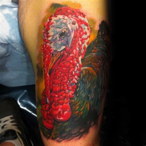 49 Truthahn Tattoos Symbolik Bedeutung Ideen