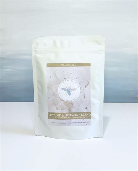Organic Thyroid And Hormone Loose Leaf Tea Blend For Womens Wellness
