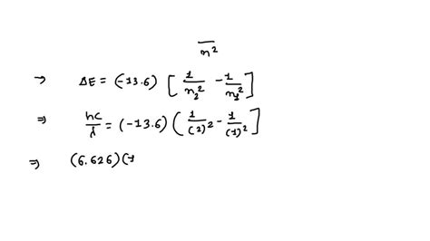 Solved An Electron In A Hydrogen Atom Undergoes A Transition From The