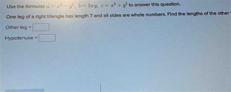Solved Use The Formulas Ax2 Y2 B2xy Cx2y2 To Answer This
