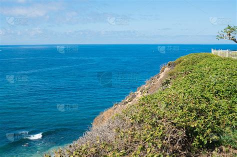 美丽的拉古纳海滩，南加州