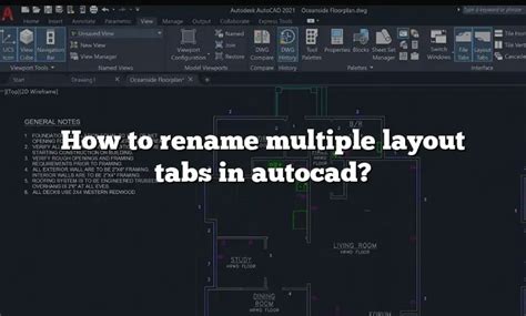 How To Rename Multiple Layout Tabs In Autocad Caddikt