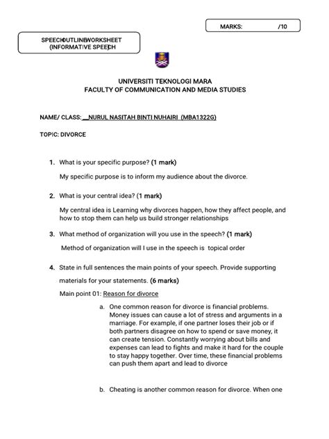 Information Speech Pdf Divorce Reason Information Speech Pdf Divorce Reason