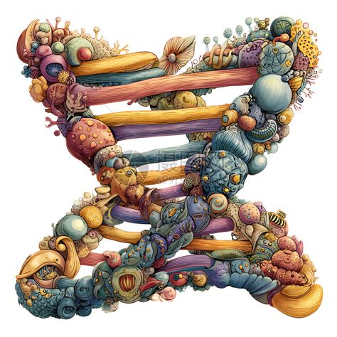 Dna双螺旋结构插画图片下载 正版图片602901128 摄图网