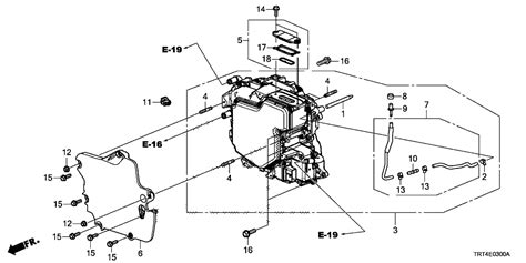 1b000 5wm A32 Genuine Honda Pcu Assy