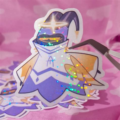 Squished Adam Chibi Hazbin Hotel Decal Die Cut Vynil Sticker Etsy