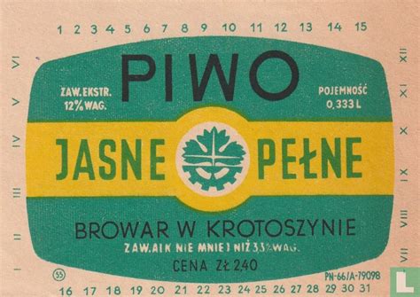 Piwo Jasne Pelne Browar Krotoszyn Lastdodo