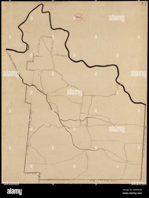 Plan Of Rowe Made By E P Farnsworth Dated June 1830 See Also V 9 P 22 No 1956