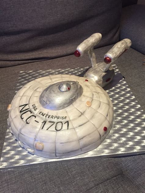 Uss Enterprise Star Trek Cake