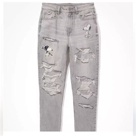 American Eagle Outfitters Jeans American Eagle X Peanuts Snoopy