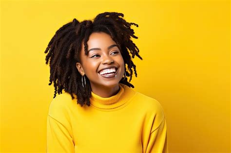 Premium Ai Image Blaack Beautiful Woman With Dreadlocks