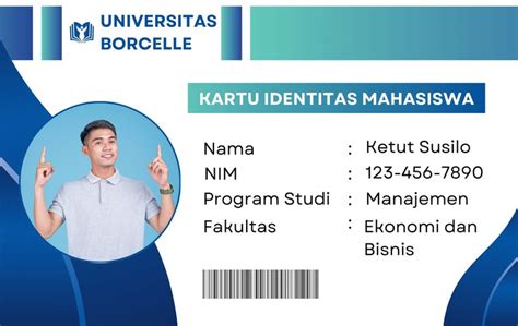 Gratis Desain Contoh Identitas Diri Canva
