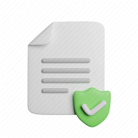 safe file front data document paper folder 3d illustration