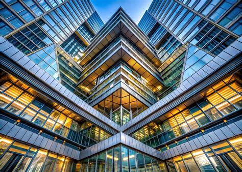 Modern Geometric Architecture Design Stock Illustration Illustration Of Contemporary Exterior