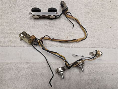 Pre Cbs Fender Jazzmaster Wiring Harness Pots Switch Reverb