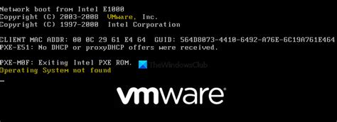 Fix Vmware Operating System Not Found Boot Error