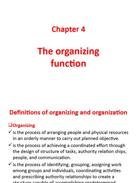 Mgt Chapter 4 Pdf Hierarchy Goal