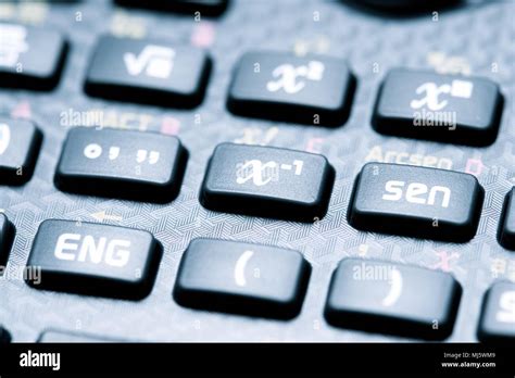 Close Up Of Buttons A Scientific Calculator Stock Photo Alamy