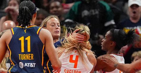 Sophie Cunningham Wears Caitlin Clark ‘tres Leches T Shirt Ahead Of Aces Vs Indiana Fever