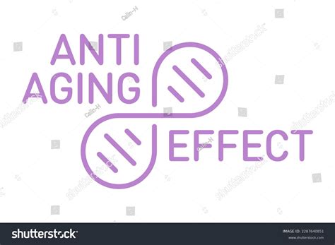 Anti Aging Formula Cosmetics Vector Badge Stock Vector Royalty Free