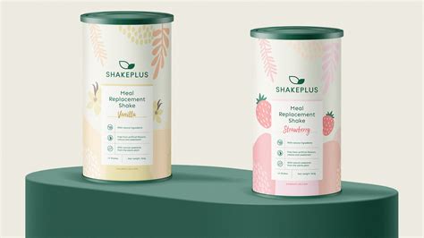 Shakeplus Dietary Supplement Packaging Design World Brand Design Society