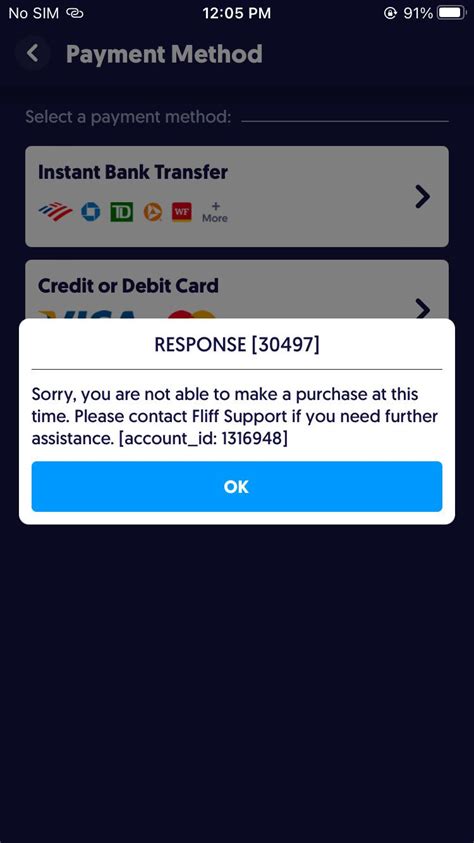 Fliff Not Letting Me Purchase Rarbitragebetting