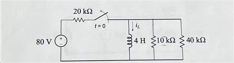 Solved Calculate The Current In The Inductor Il T