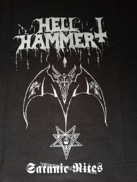 Hellhammer Hellhammer Satanic Rites Tshirt Or Longsleeve Nekro