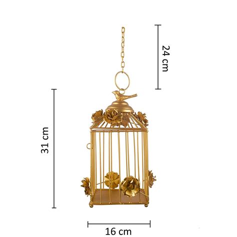 Antique Lantern Decorative Hanging Bird Cage Balconypatio Planter Cagehanging Candle Holder