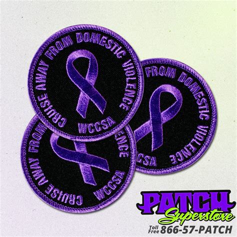 Domestic Violence Awareness Custom Patch Patchsuperstore
