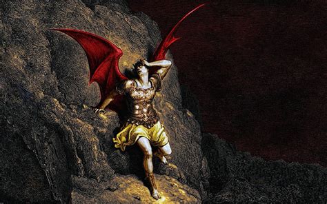 Fallen Angel Fire Demons Hell Heaven Satan Demonic Lucifer Satanic Art