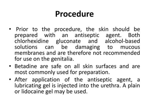 Cystoscopy Renal Tests In The Patientspptx